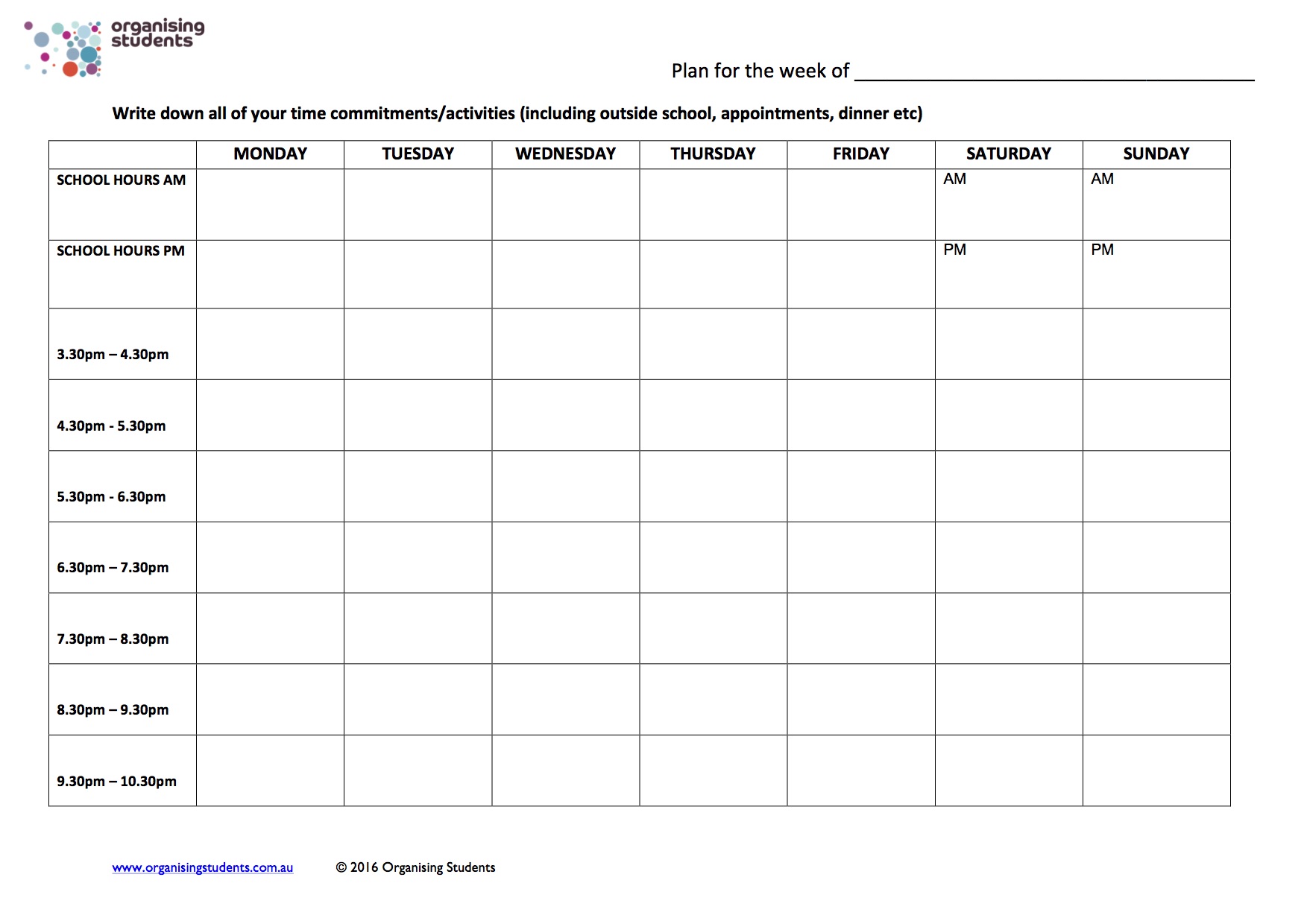 Having An Exam Study Plan Is Key Organising Students